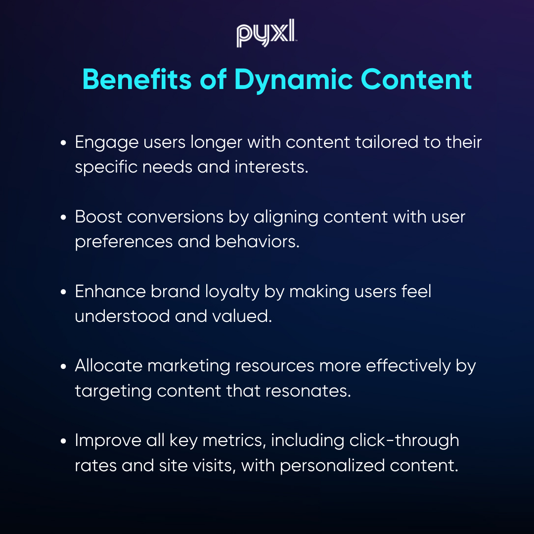 Leveraging Dynamic Content for Personalized User Experiences | Pyxl Leveraging Dynamic Content for Personalized User Experiences | Pyxl